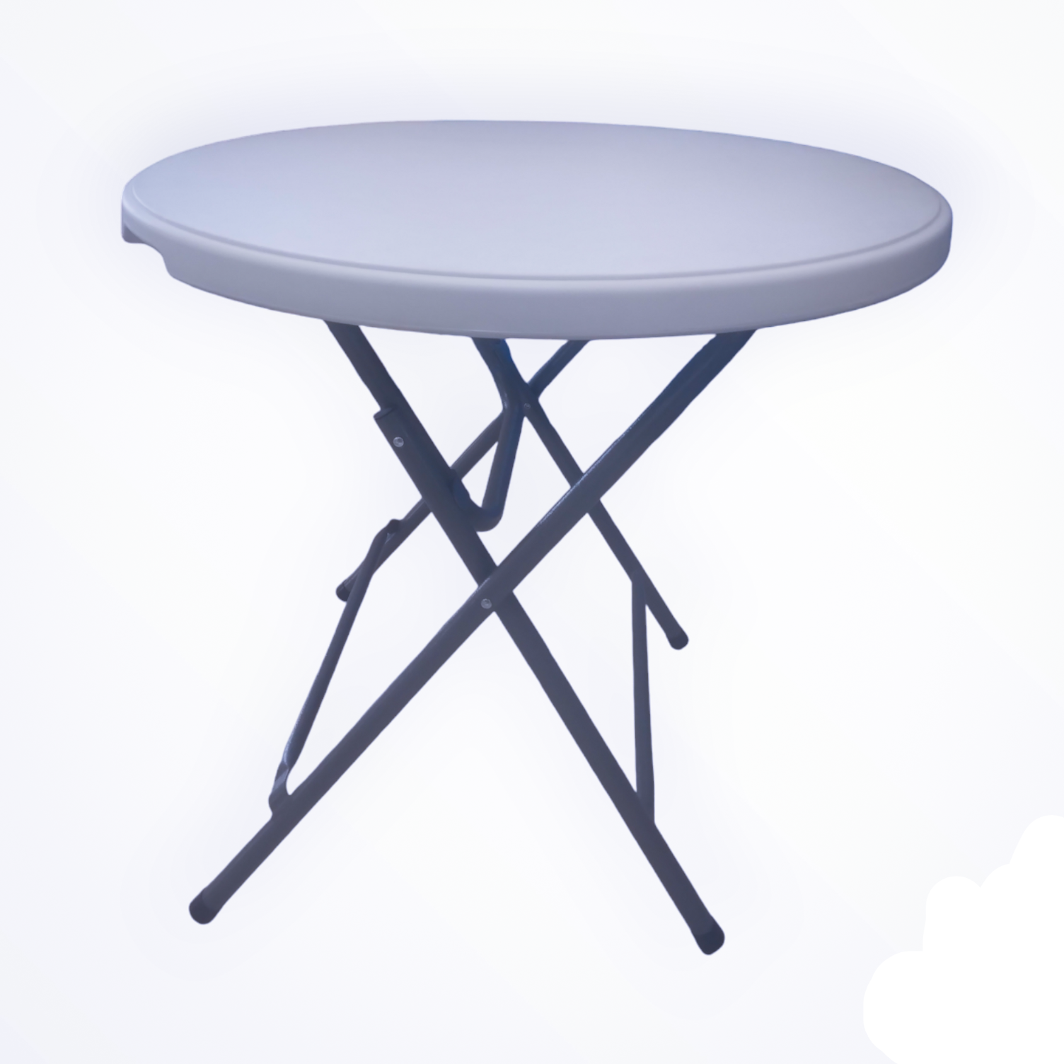Foldable Plastic Round Table | Kingdom Books and Stationery Ltd