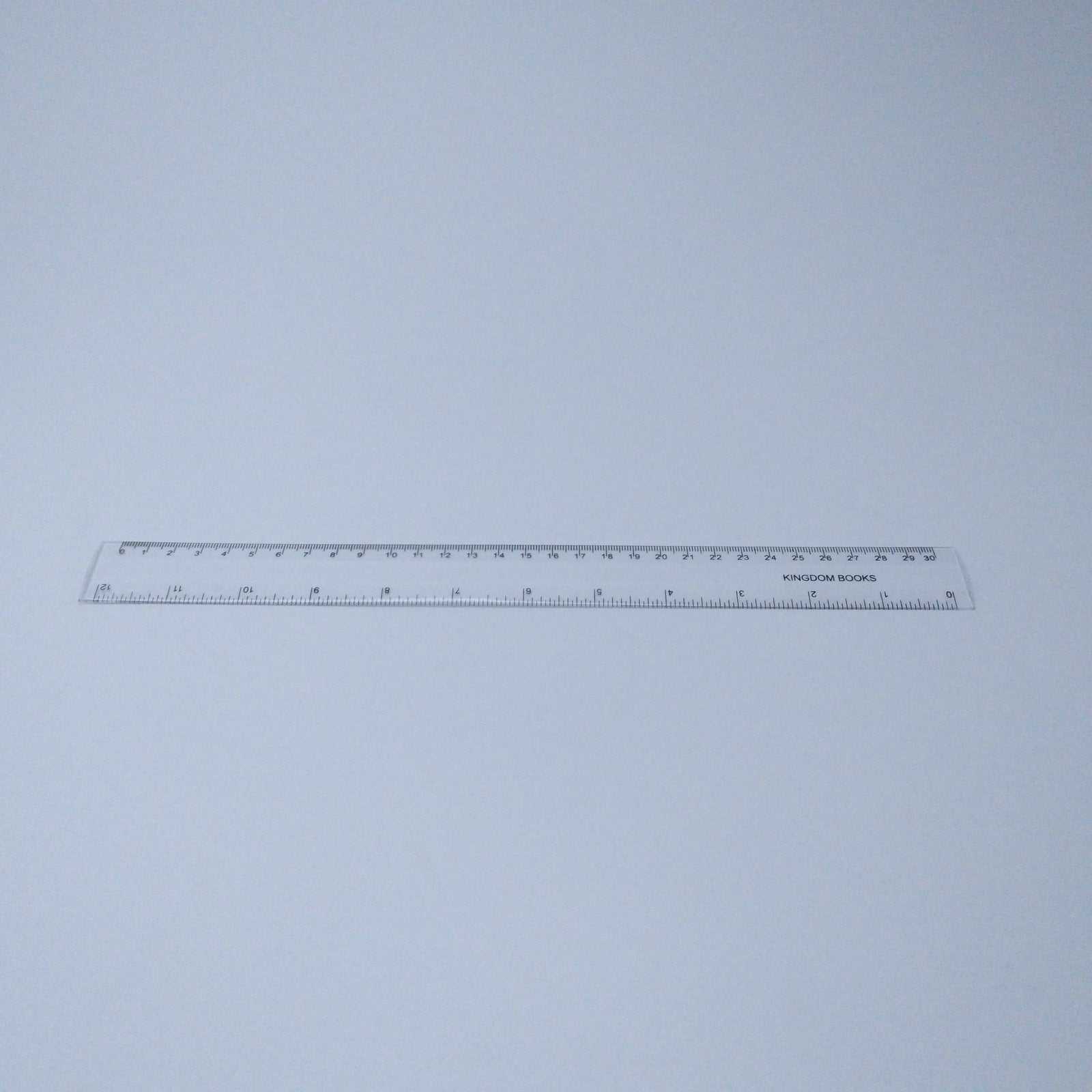 Ruler Plastic (kbs) 30cm | Kingdom Books and Stationery Ltd