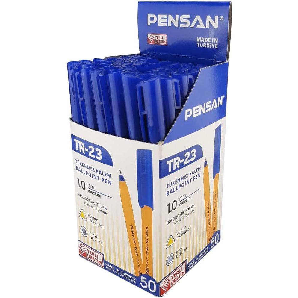 Pen - Pensan Triangle Ballpoint | Kingdom Books and Stationery Ltd
